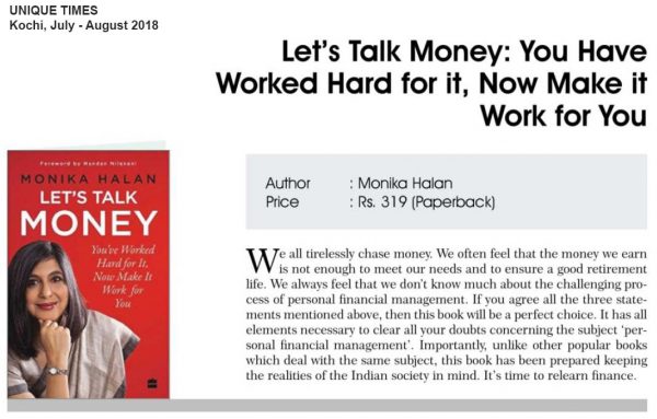 Let’s Talk Money English – Monika Halan